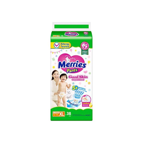 Merries Pants Good Skin XL-38 | Indonesia Distribution Hub