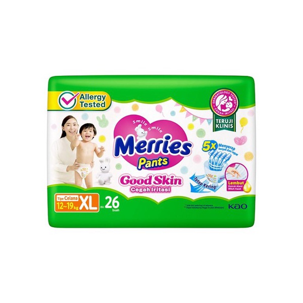 Merries Pants Good Skin XL-26 | Indonesia Distribution Hub