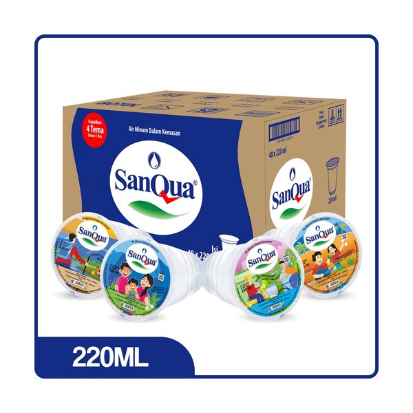 SANQUA 220ML CUP | Indonesia Distribution Hub