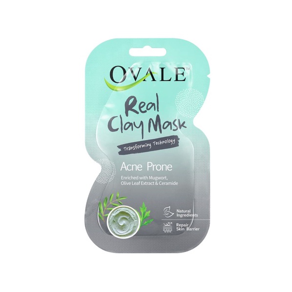 Ovale Real Clay Mask 10Gr Sachet ACNE PRONE | Indonesia Distribution Hub