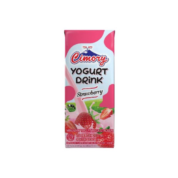 Cimory Yogurt Drink Strawberry UHT 200mL | Indonesia Distribution Hub