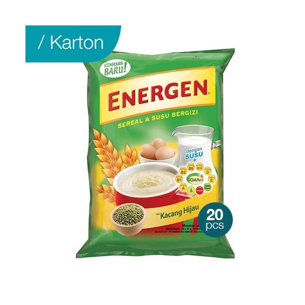 Energen Kacang Hijau 30 Gr Bag | Indonesia Distribution Hub