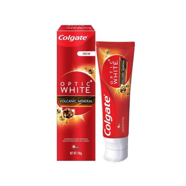 COLGATE OPTIC WHITE VOLCANIC MINERAL 100 Gr | Indonesia Distribution Hub