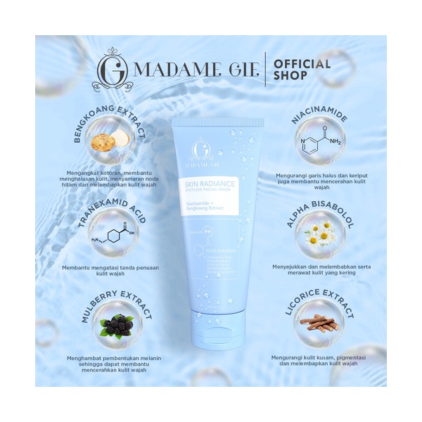 Madame Gie Skin Radiance Spotless Facial Wash | Indonesia Distribution Hub