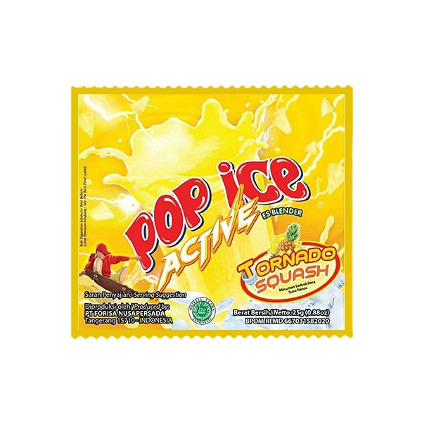 Pop Ice Tornado Squash Renceng | Indonesia Distribution Hub