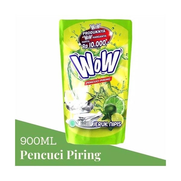 Wow Dishwash Lime Refill 900mL | Indonesia Distribution Hub