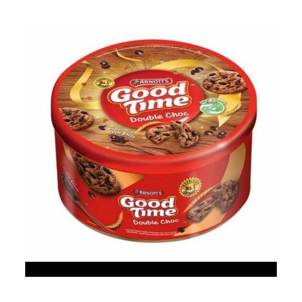 Good Time Double Chocolate Tin Small 149 Gr x12 | Indonesia ...