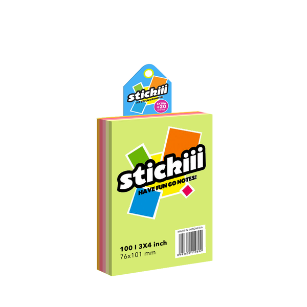 Sticky Note 3x4cm Rainbow Cyber | Indonesia Distribution Hub