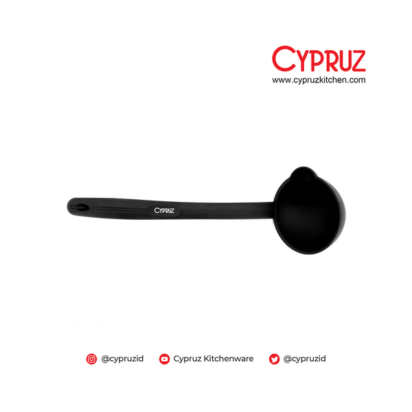 Cypruz Utensil All Black Series: Ladle Panjang 37 X ?9 Cm | Indonesia ...