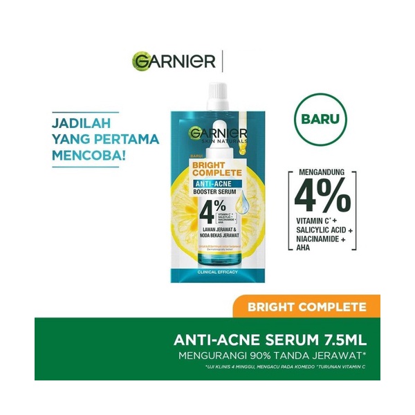 Garnier Bright Complete Anti Acne Serum 7.5 mL | Indonesia Distribution Hub