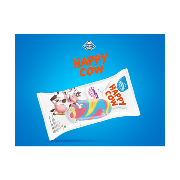Campina Ice Stick Happy Cow Milk Tutti Fruity 55 mL | Indonesia Distribution Hub