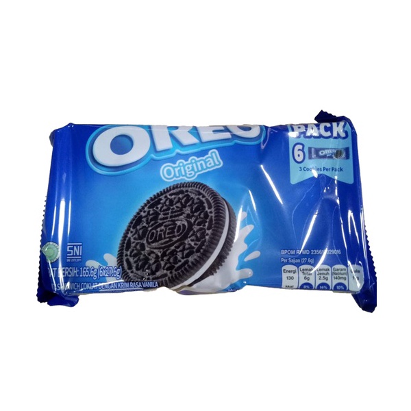 Oreo Portion Vanilla Pack 6 X 27 6 Gr | Indonesia Distribution Hub