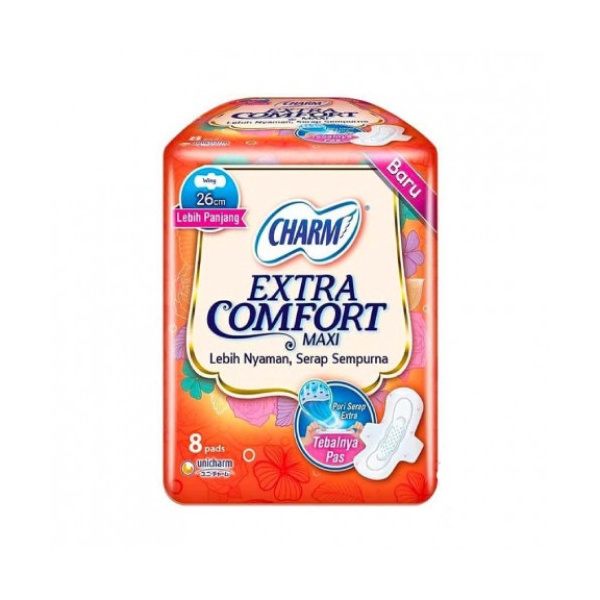 Charm Extra Comfort Maxi W 8p | Indonesia Distribution Hub