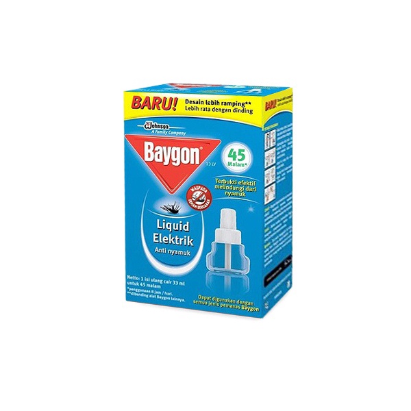 Baygon Liquid Electric Regular Refill 33mL | Indonesia Distribution Hub